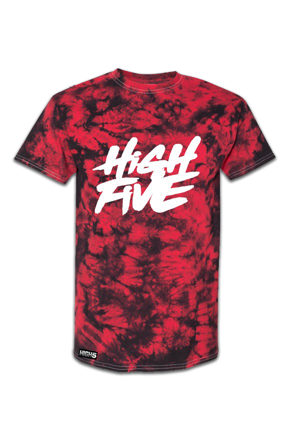 High Five Crystal Tie-Dye Tee - Unisex Graphic T-Shirt - High Five ...